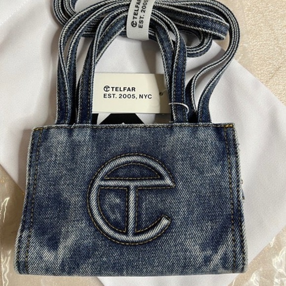 Telfar | Accessories | Nwt Small Telfar Denim Bag | Poshmark